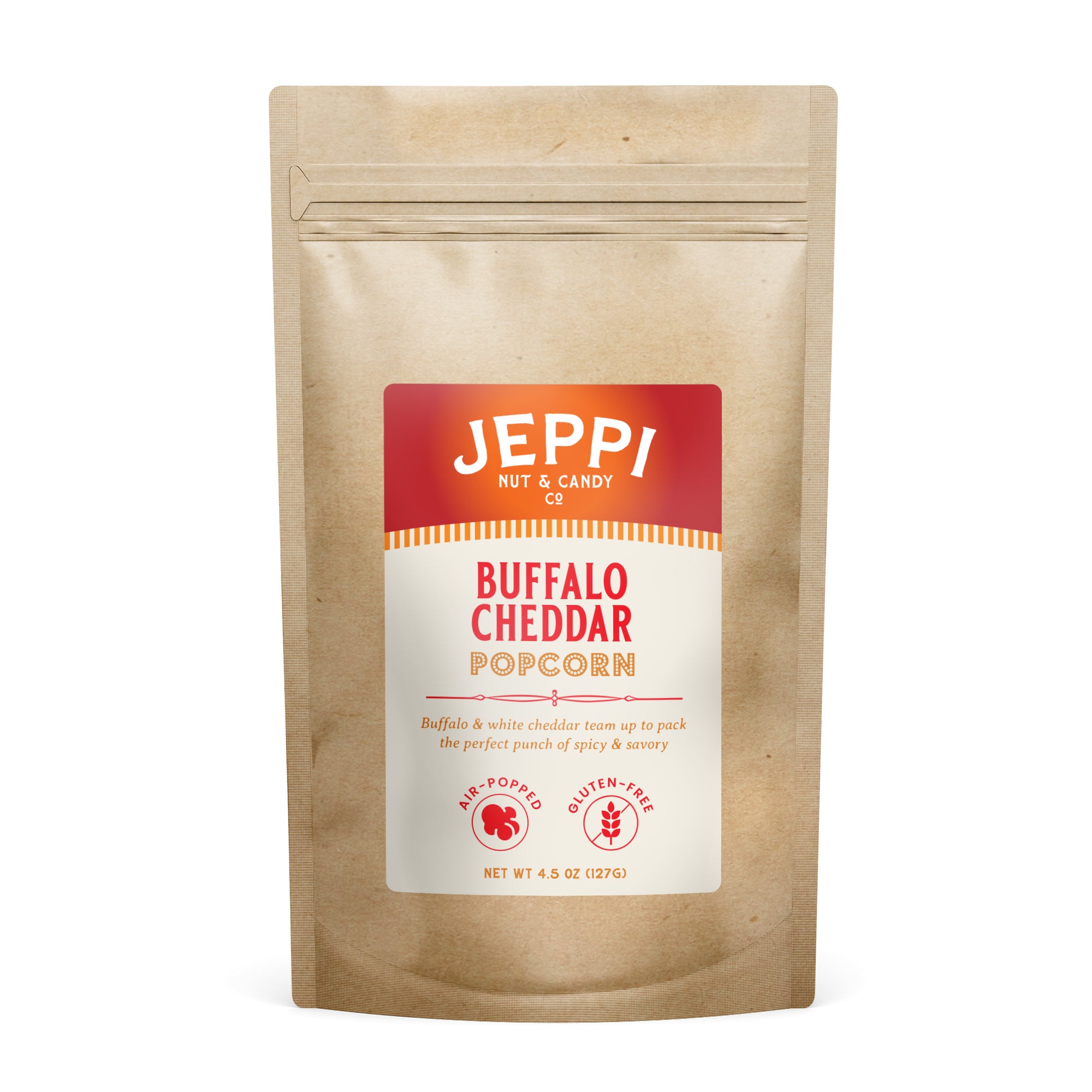 Jeppi Gourmet Popcorn - Medium Stand Up Pouches – Jeppi Nut & Candy Company